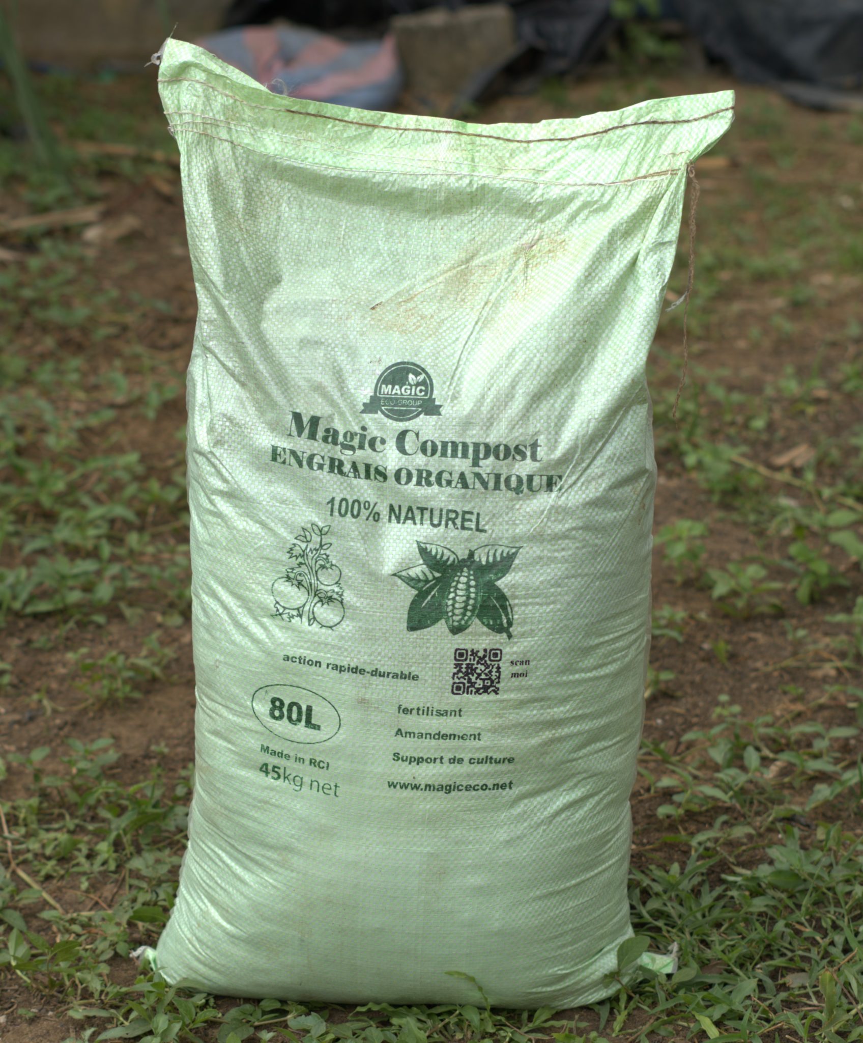 ENGRAIS ORGANIQUE – MAGIC COMPOST – 40KG – La Centrale Ivoir